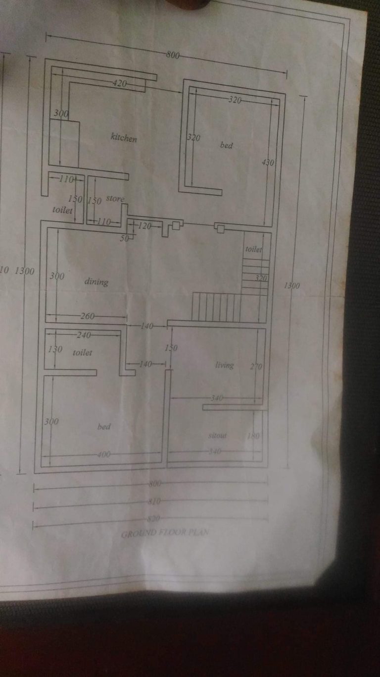 950 Square Feet 2 Bedroom Single Floor Modern Home Design and Plan (1 ...