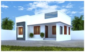 650 sq ft 2 bedroom single floor low budget beautiful house nad plan (1 ...